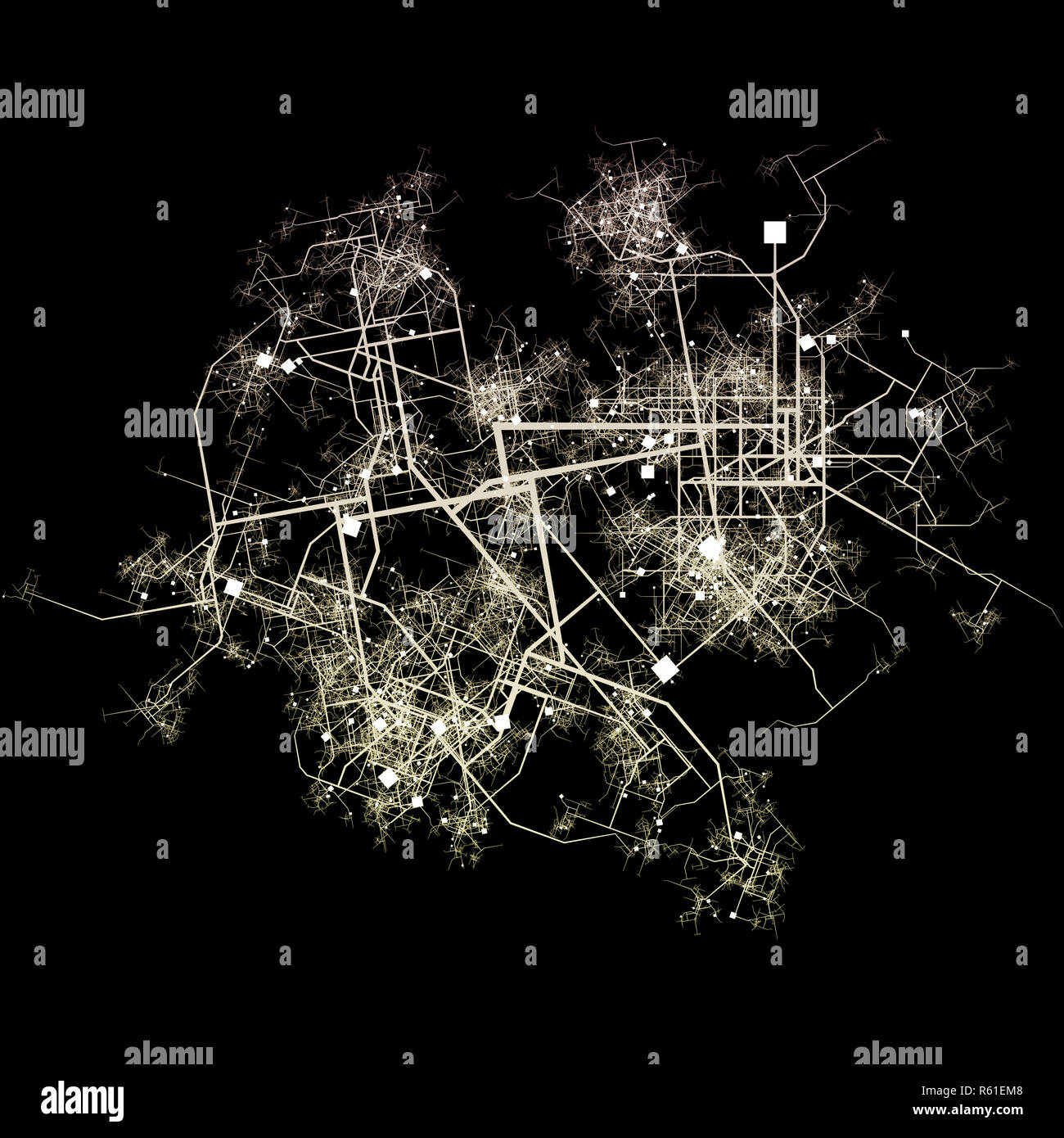 Fictional town map hi-res stock photography and images - Alamy