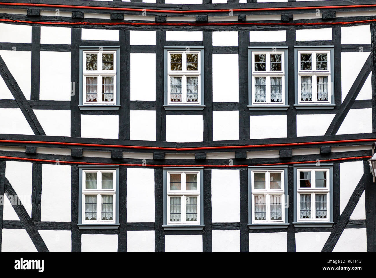 historic half-timbered house in the old town of schlitz vogelsberg,also ...