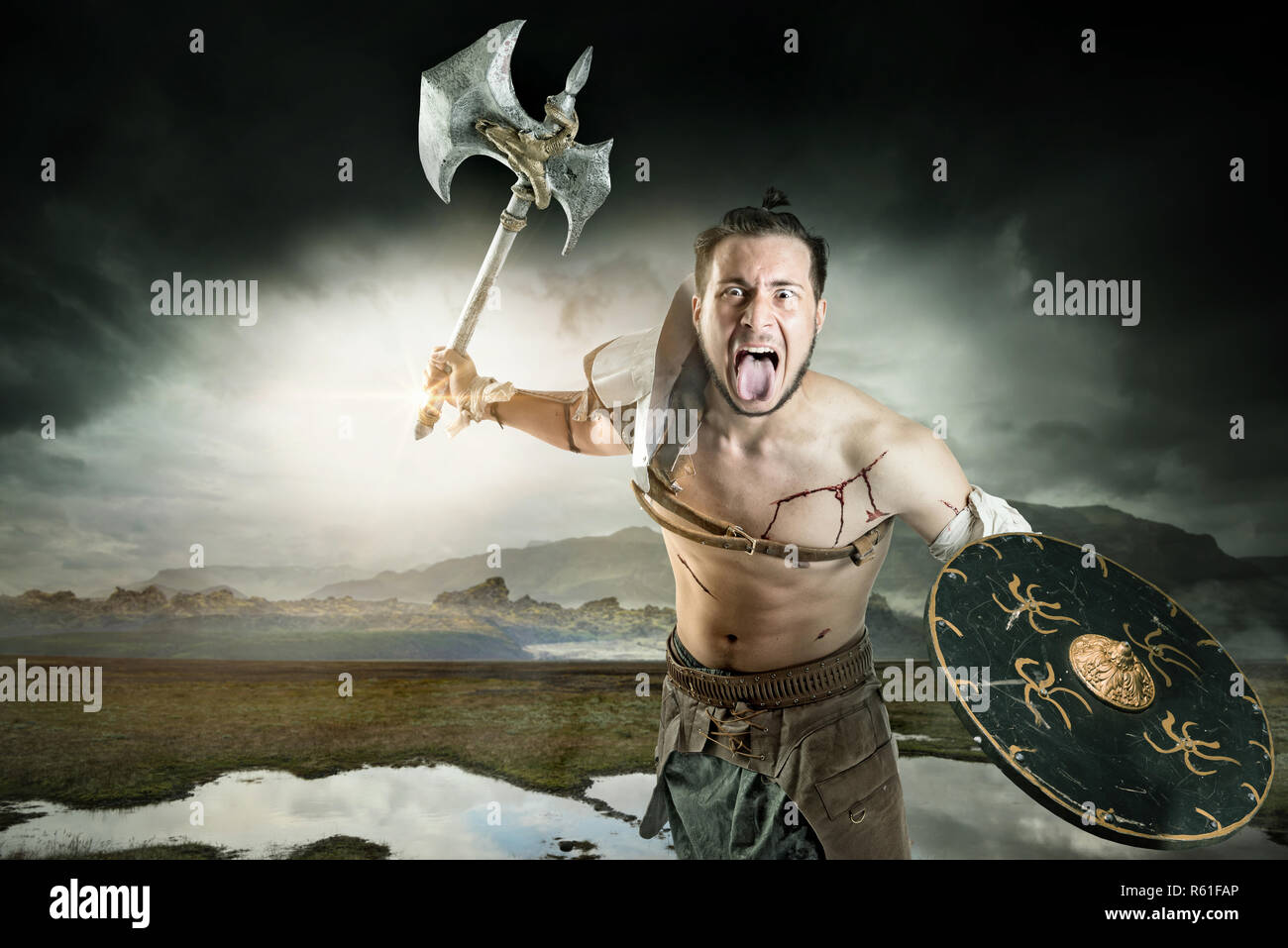 Gladiator warrior hi-res stock photography and images - Alamy