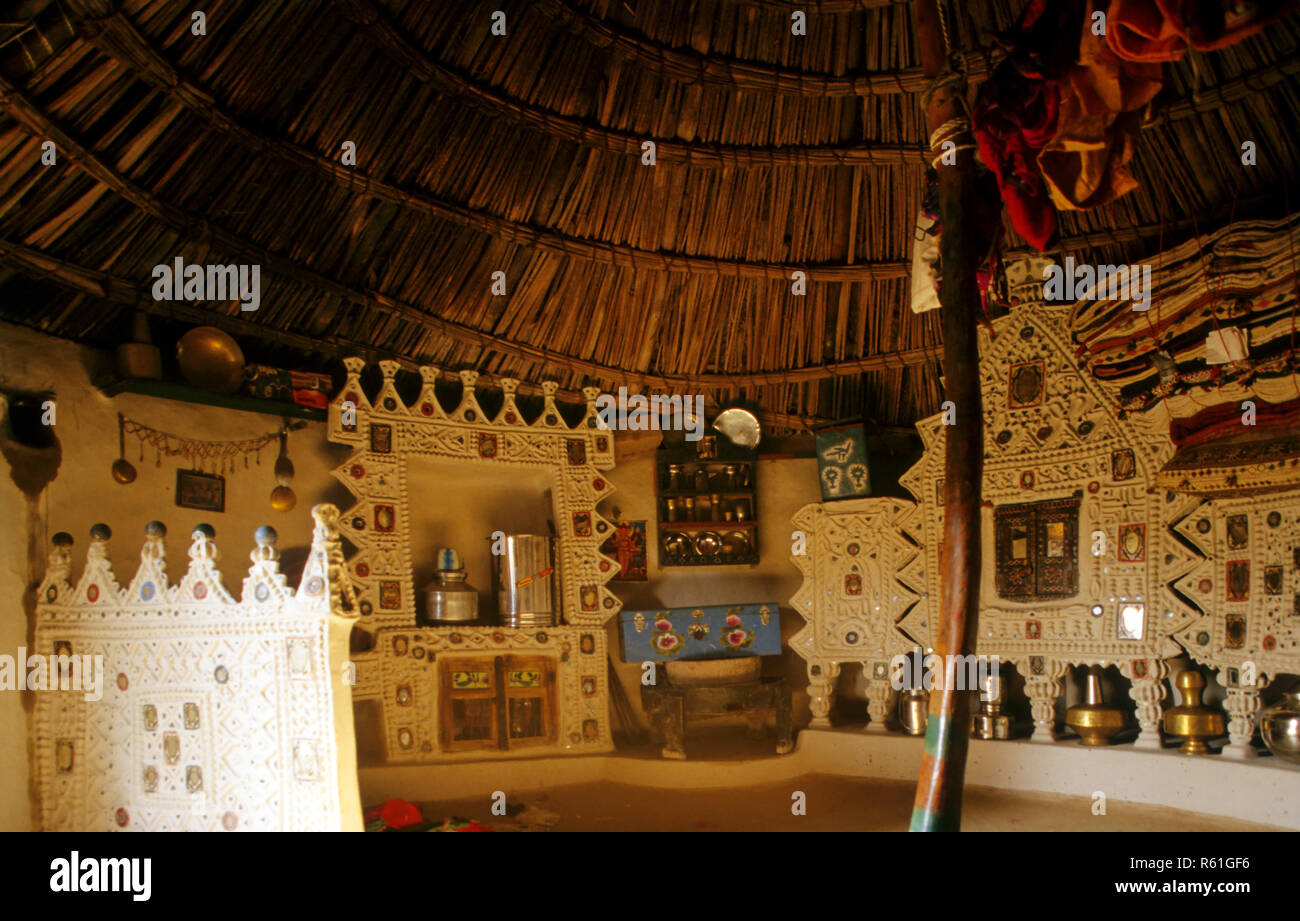 Rabari House, Gujarat, India Stock Photo - Alamy