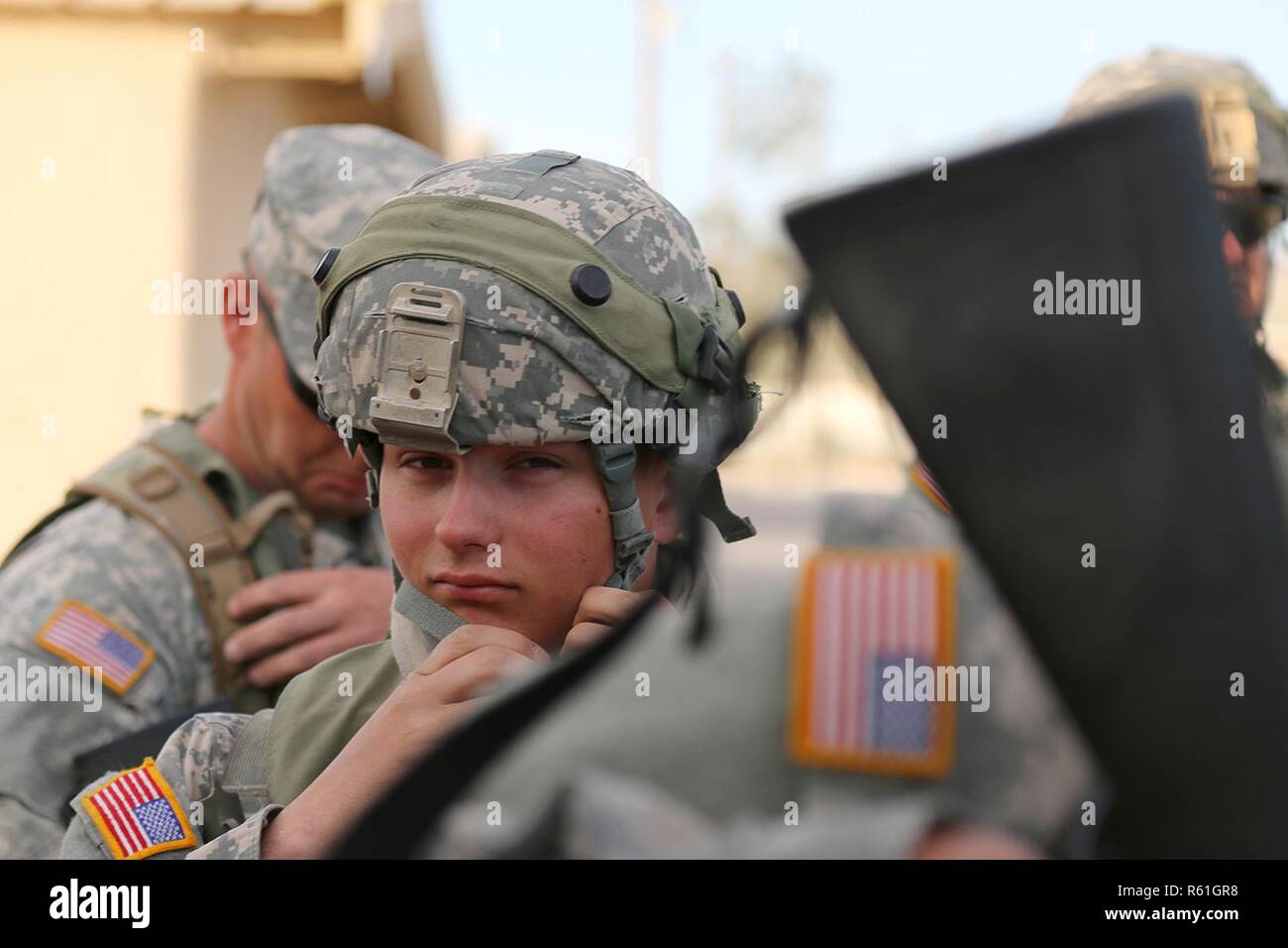 Pfc. Grant Denham, a chaplain’s assistant with the 1034th Combat ...