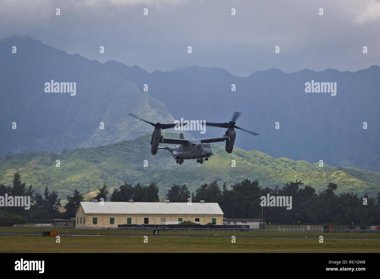 One of four MV-22B Ospreys aircraft with Marine Medium Tiltrotor Squadron (VMM) 268, 1st Marine ...