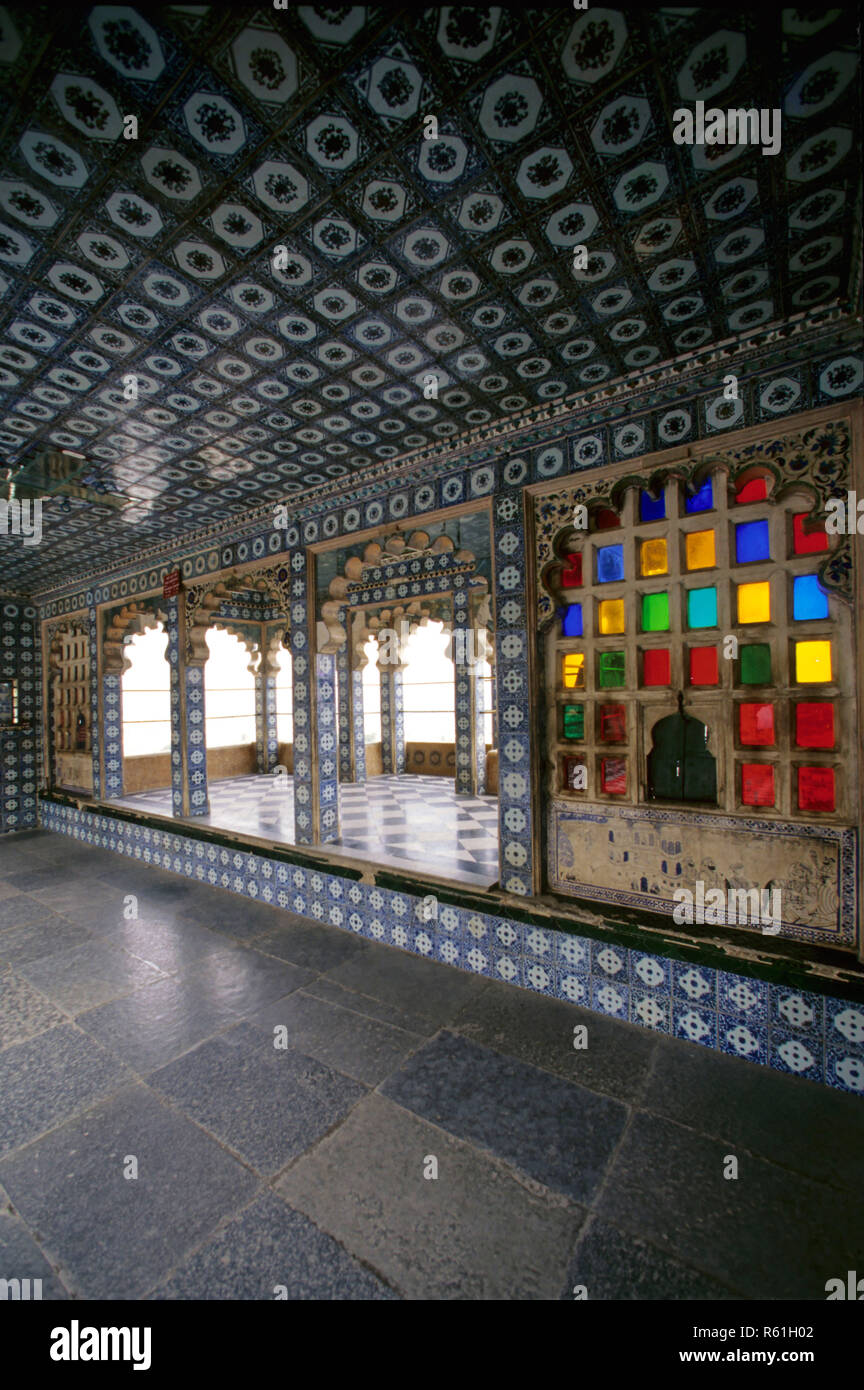 Chini Mahal, City Palace, Udaipur, Rajasthan, India Stock Photo - Alamy