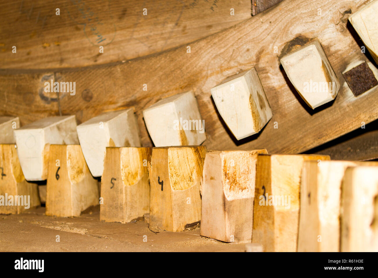interior of an old,historic windmill Stock Photo - Alamy