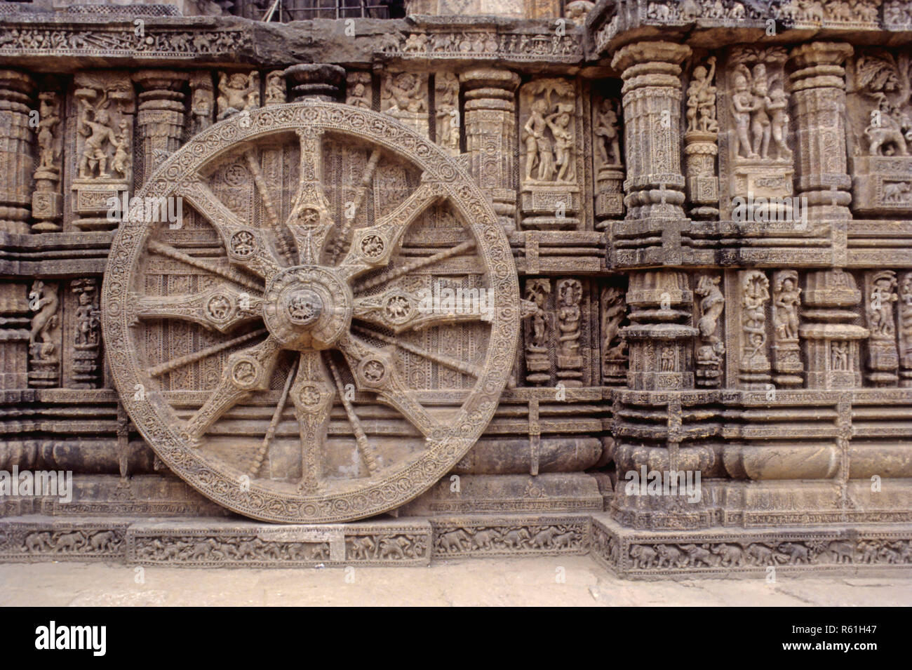 Konarak Sun Temple, Unesco World Heritage Site, Orissa, India Stock ...