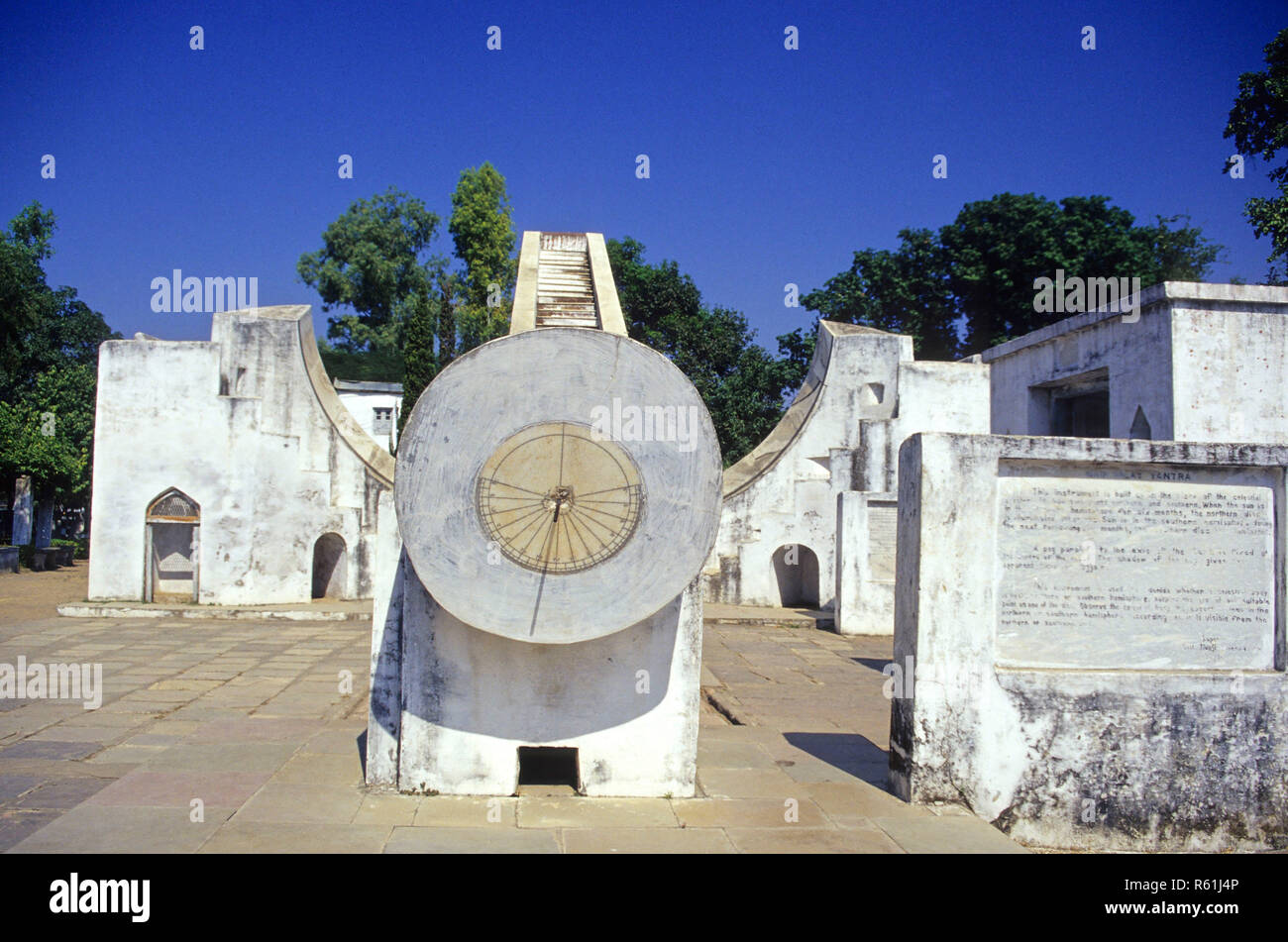 Nadi valaya yantra Jiwaji observatory Ujjain Madhya Pradesh India Stock ...