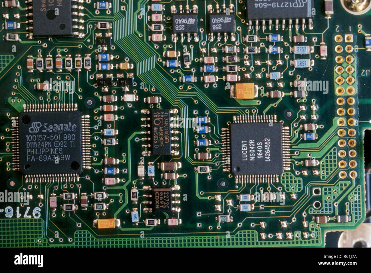 Motherboard of a computer Stock Photo - Alamy