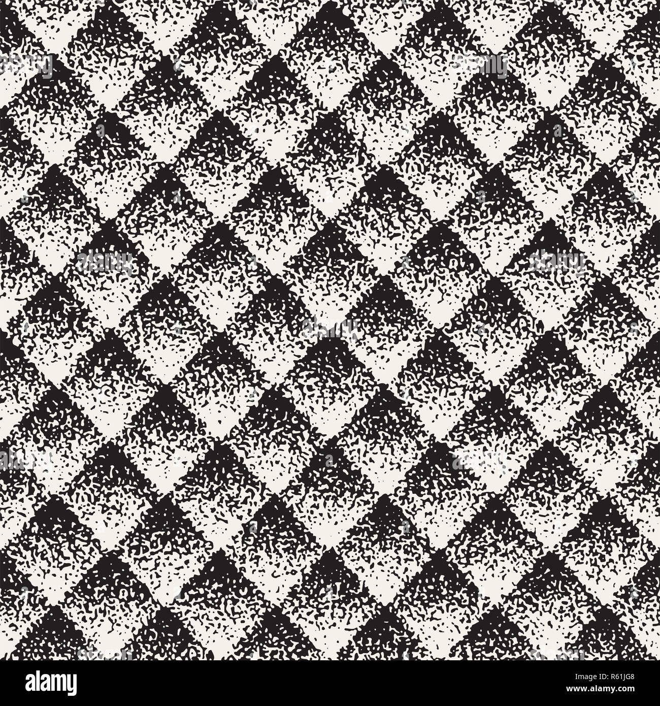 Abstract noisy textured geometric shapes background. Vector seamless ...