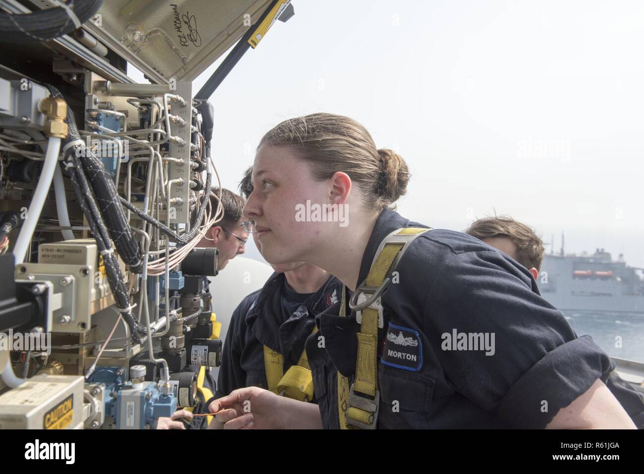 ARABIAN GULF (May 4, 2017) Fire Controlman 2nd Class Kaitlyn Morton ...