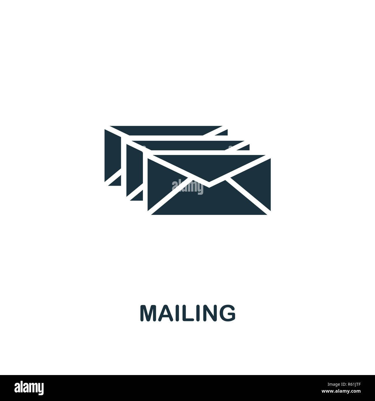 Mailing icon. Premium style design from advertising collection. UX and ...