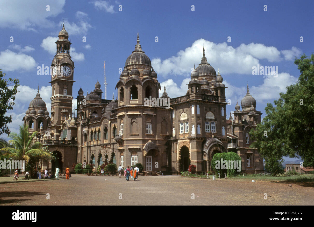 New palace built in 1877 to 1884, kolhapur, maharashtra, india Stock ...