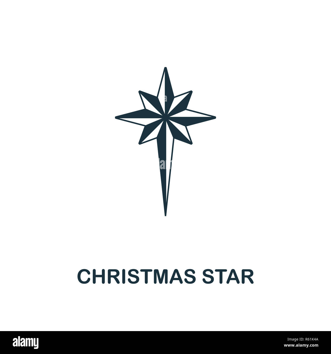 Christmas Star icon. Premium style design from christmas collection. UX ...