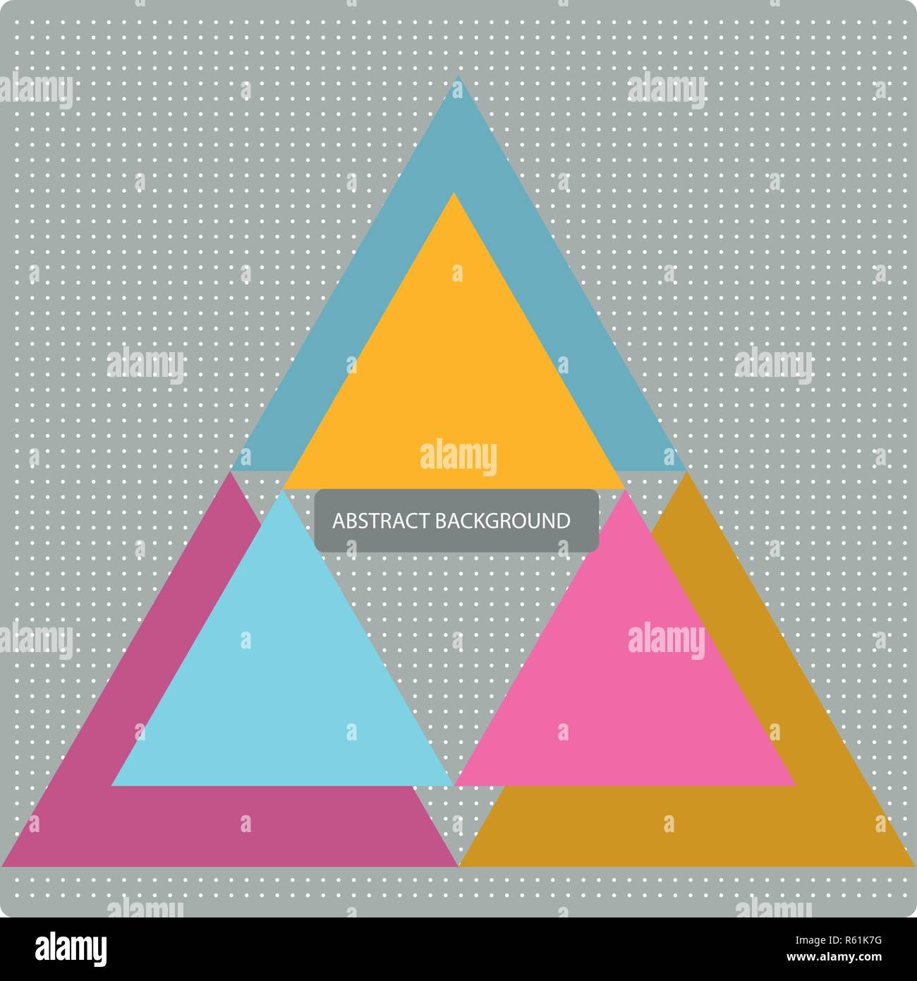 Vector pattern with colorful geometric shapes, triangles,lines and ...