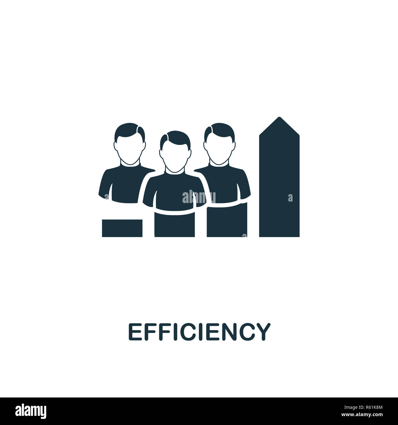Efficiency icon. Premium style design from teamwork collection. UX and ...