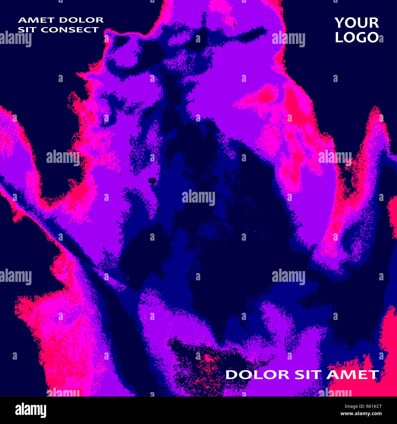 Neon marble texture explosion paint splatter artistic cover fram Stock ...