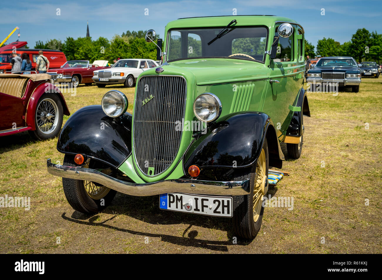 PAAREN IM GLIEN, GERMANY - MAY 19, 2018: Small family car Ford Koln ...