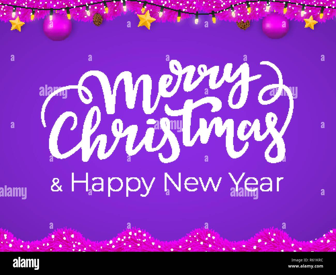 Purple pink border Stock Vector Images - Alamy