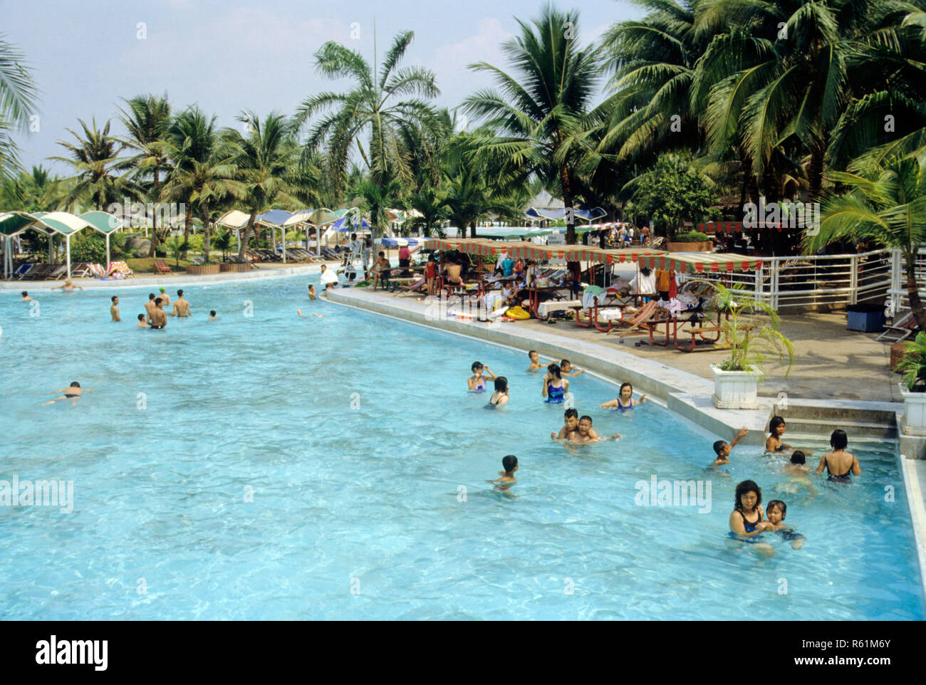 Indian man outdoor swimming pool hi-res stock photography and images ...