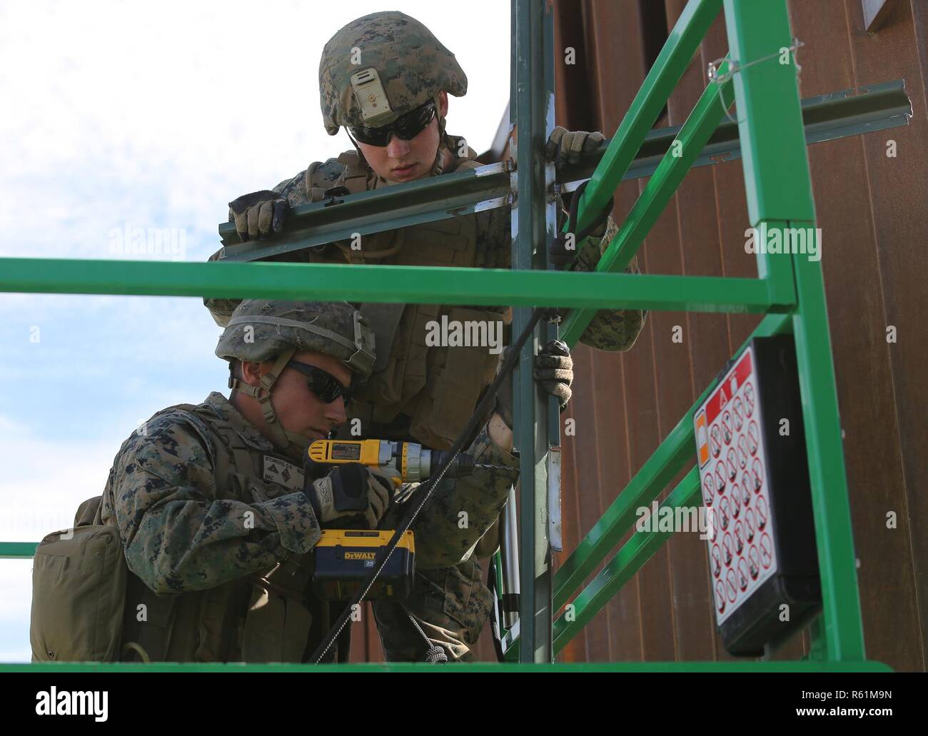 U.S. Marines with 1st Combat Engineer Battalion, Special Purpose Marine ...