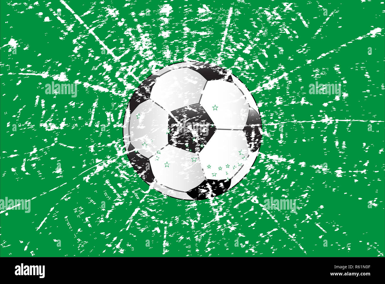 Splatter Style Football Stock Photo - Alamy