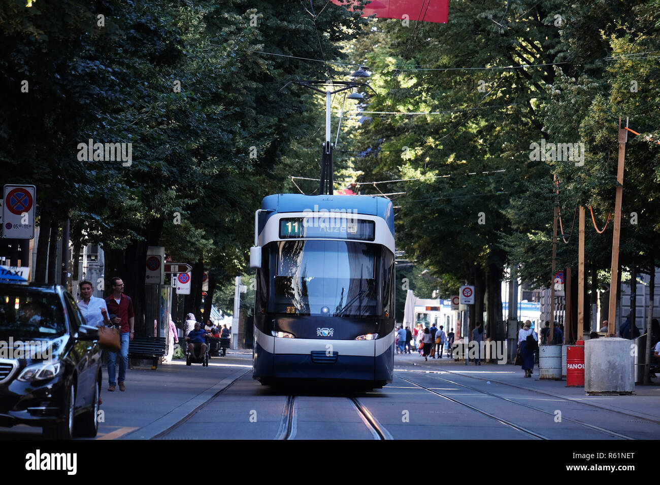 Public transportation switzerland tram hi-res stock photography and ...