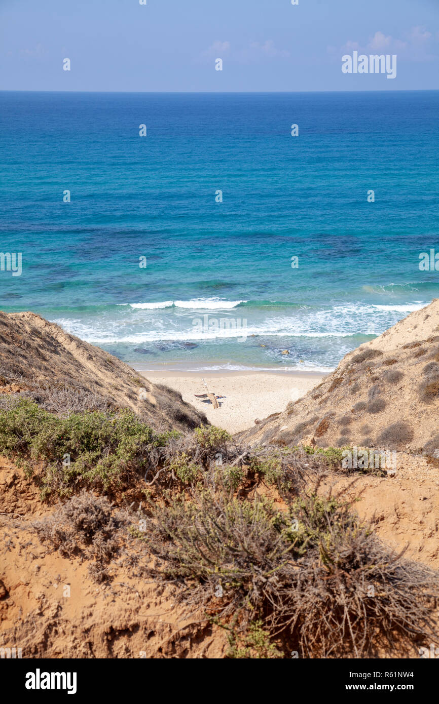 Sharon Beach National Park Near Tel Aviv, Israel Stock Photo - Alamy