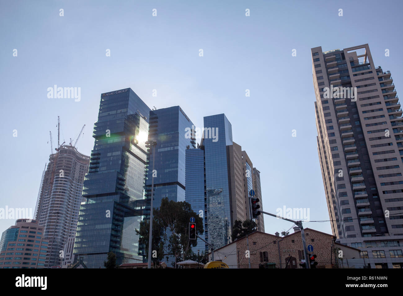 Sarona Neighbourhood High Rises in tel Aviv, Israel Stock Photo - Alamy
