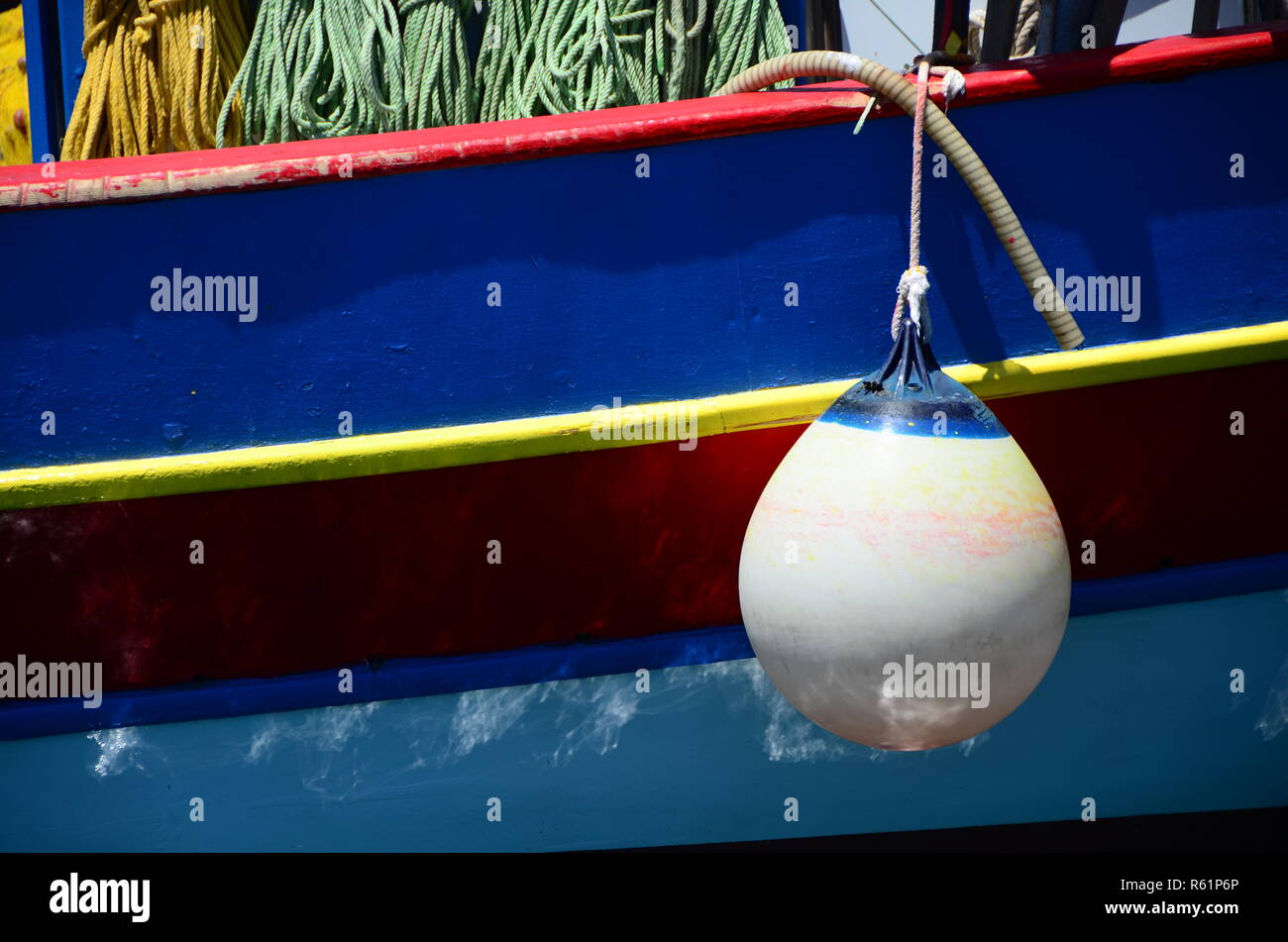 white ship fender Stock Photo - Alamy
