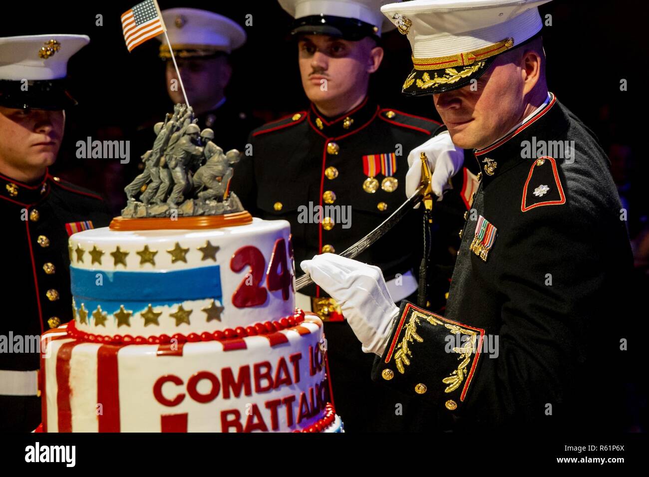 U.S. Marine Corps Lt. Col. Paul Goguen, commanding officer, Combat ...