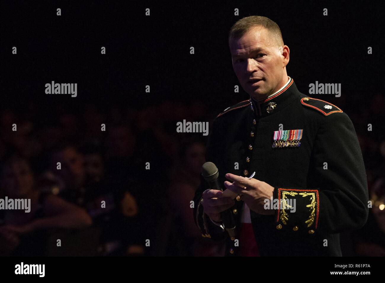 U.S. Marine Corps Lt. Col. Paul Goguen, commanding officer, Combat ...