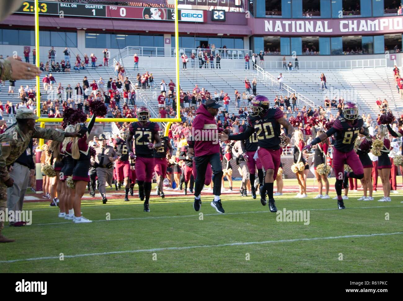Florida State University football players showed appreciation to ...