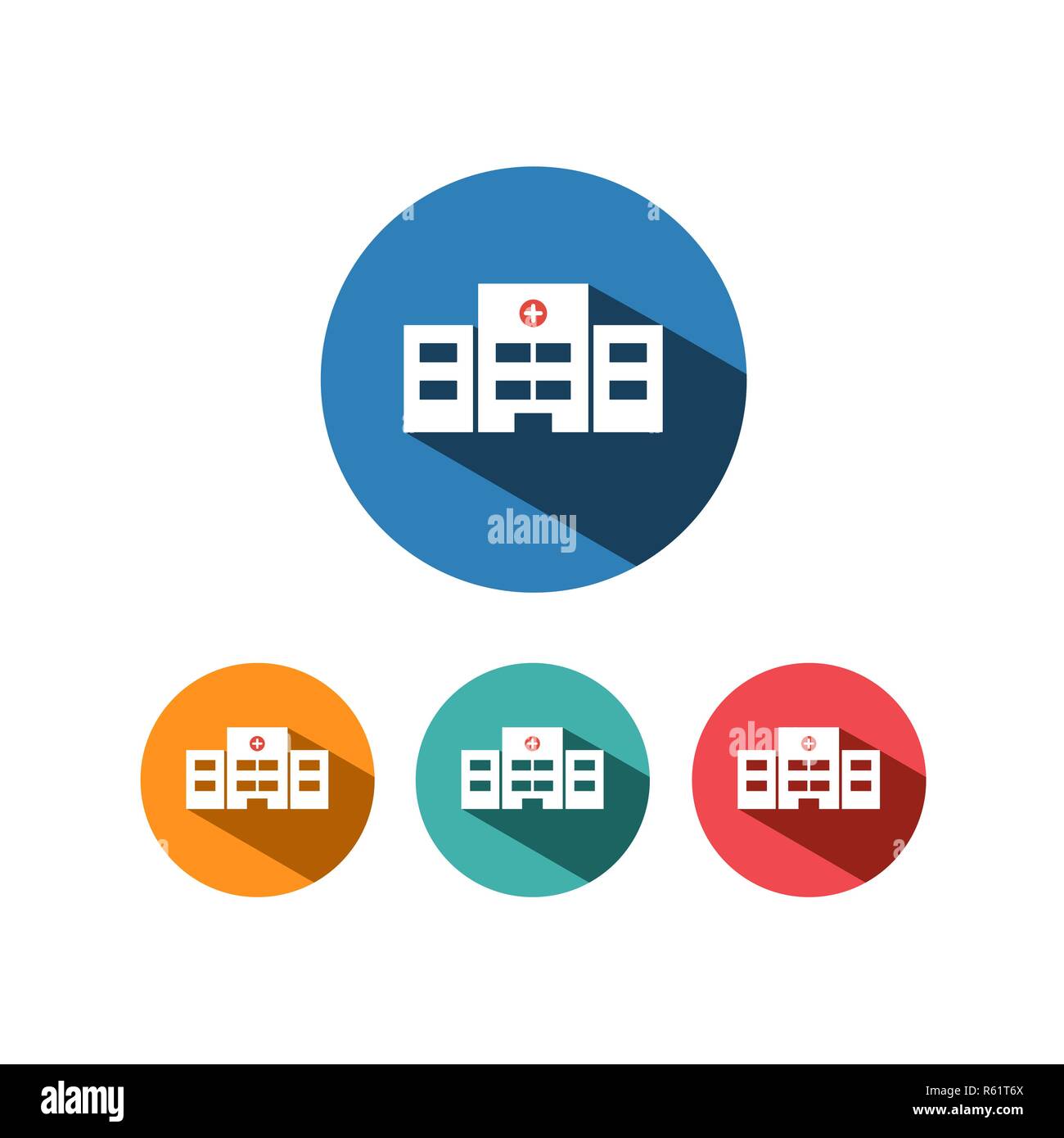 Hospital icon Stock Vector Images - Alamy