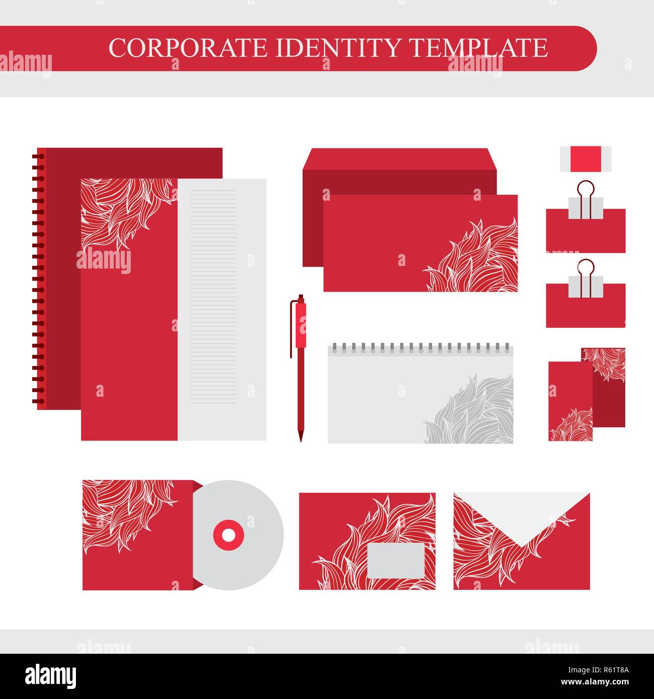 Corporate identity design template. Business kit. Vector illustration ...