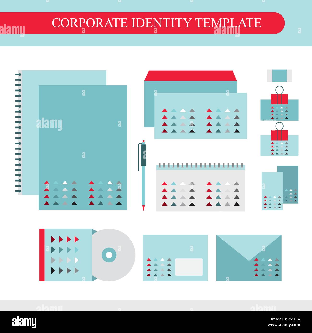 Corporate identity design template. Business kit. Vector illustration ...