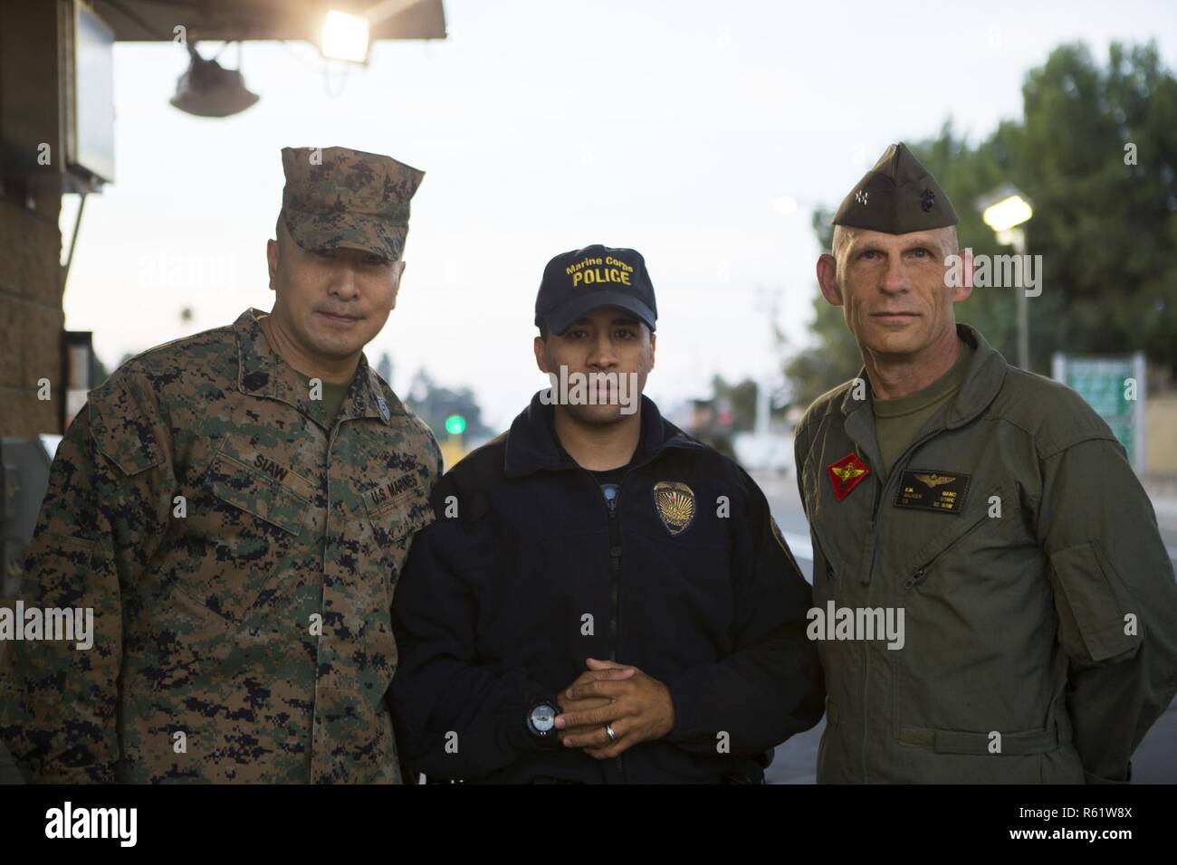 Sgt. Maj. Peter A. Siaw, sergeant major of 3rd Marine Aircraft Wing ...