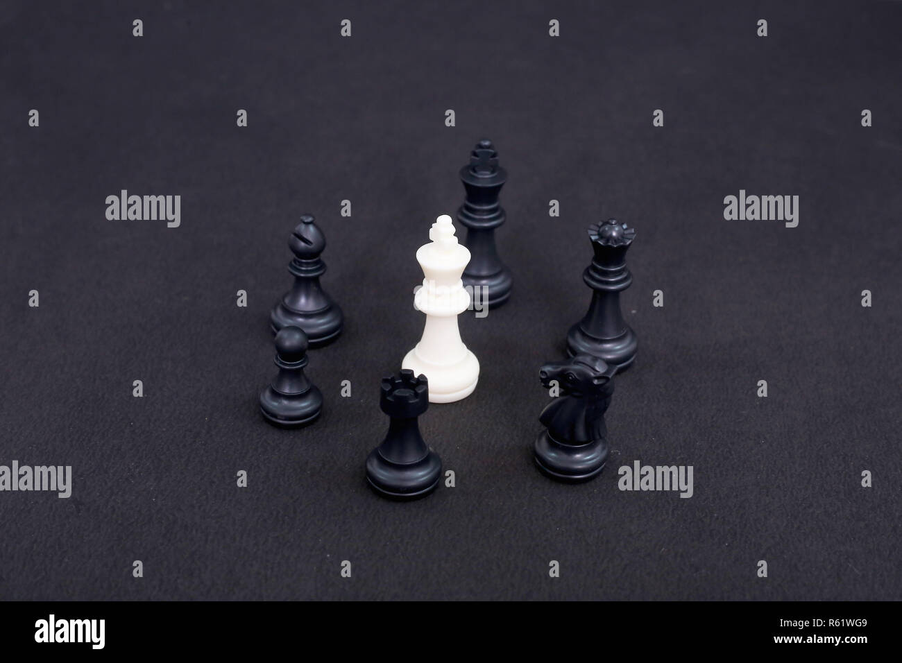 Picture of chess pawns. isolated on the black background Stock Photo ...