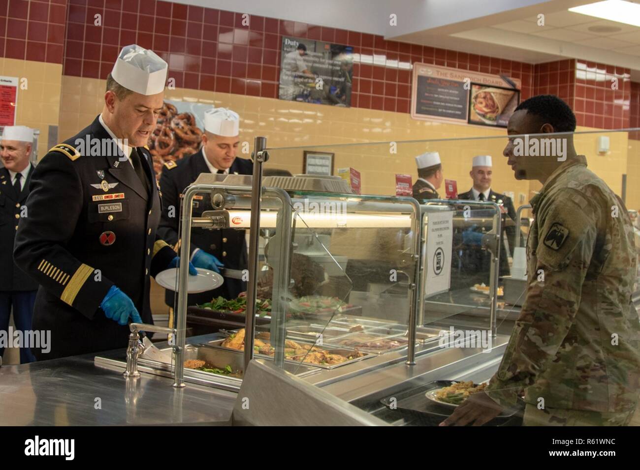 Maj. Gen. Willard Burleson, 7th Infantry Division Commanding General ...