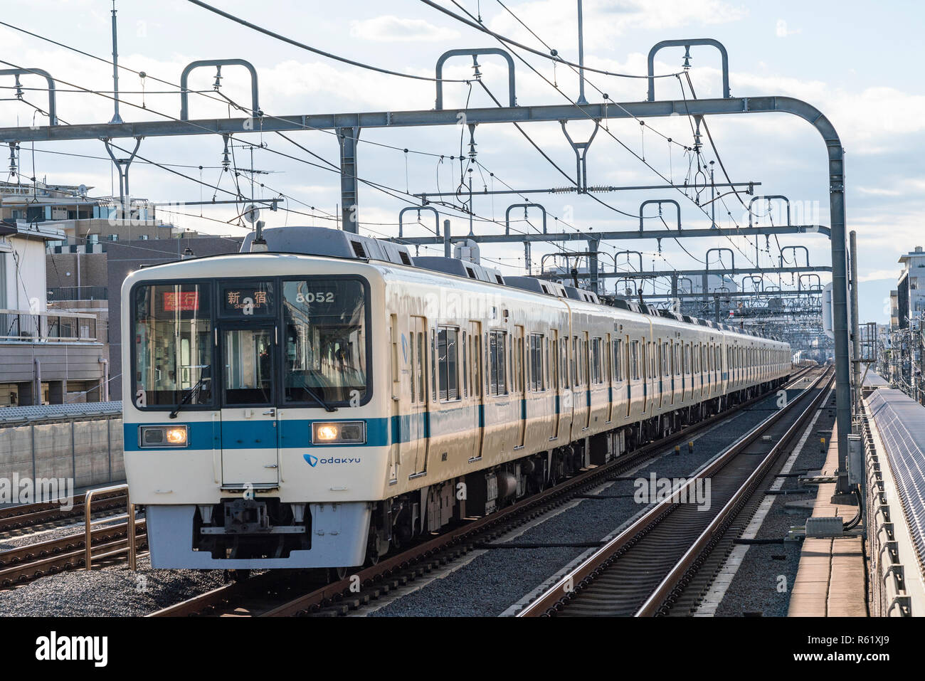 Odakyu line Chitose Funabashi Station, Setagaya-Ku, Tokyo, Japan Stock ...