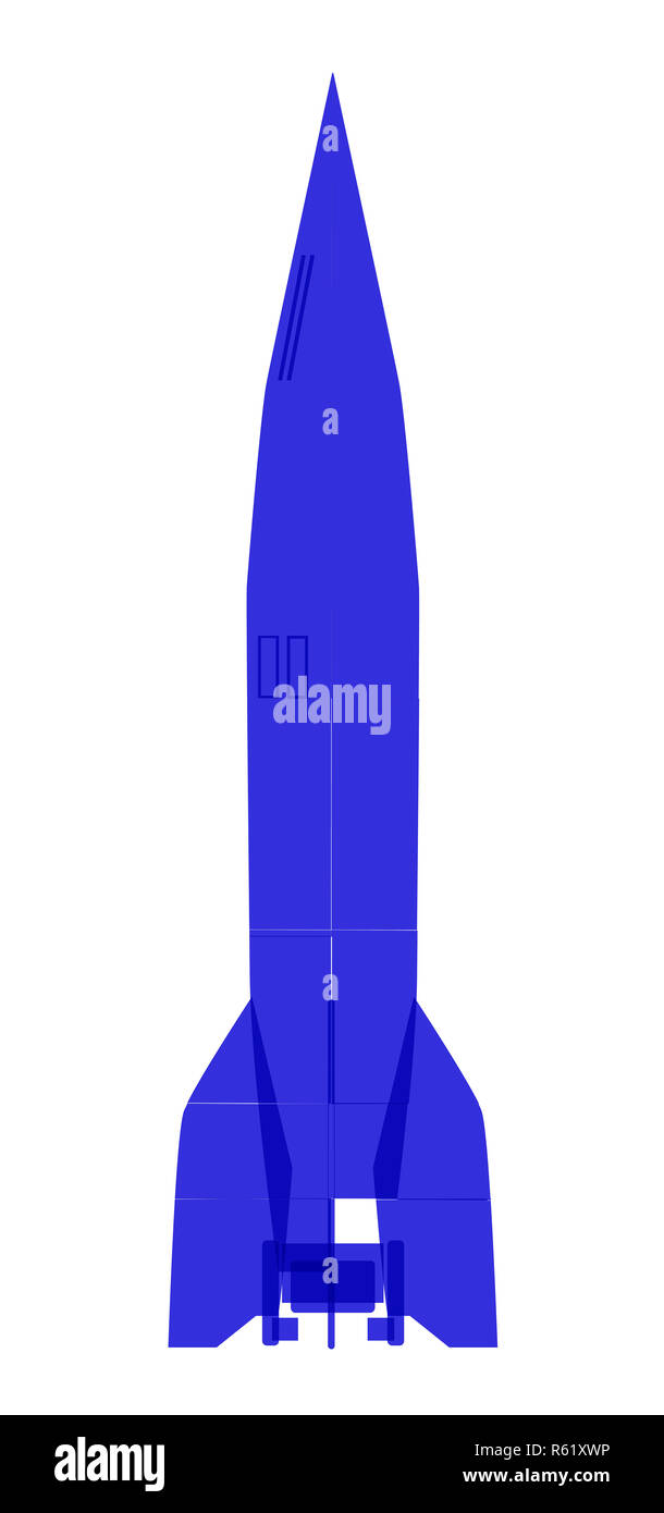 Blue Guided Missile Stock Photo - Alamy