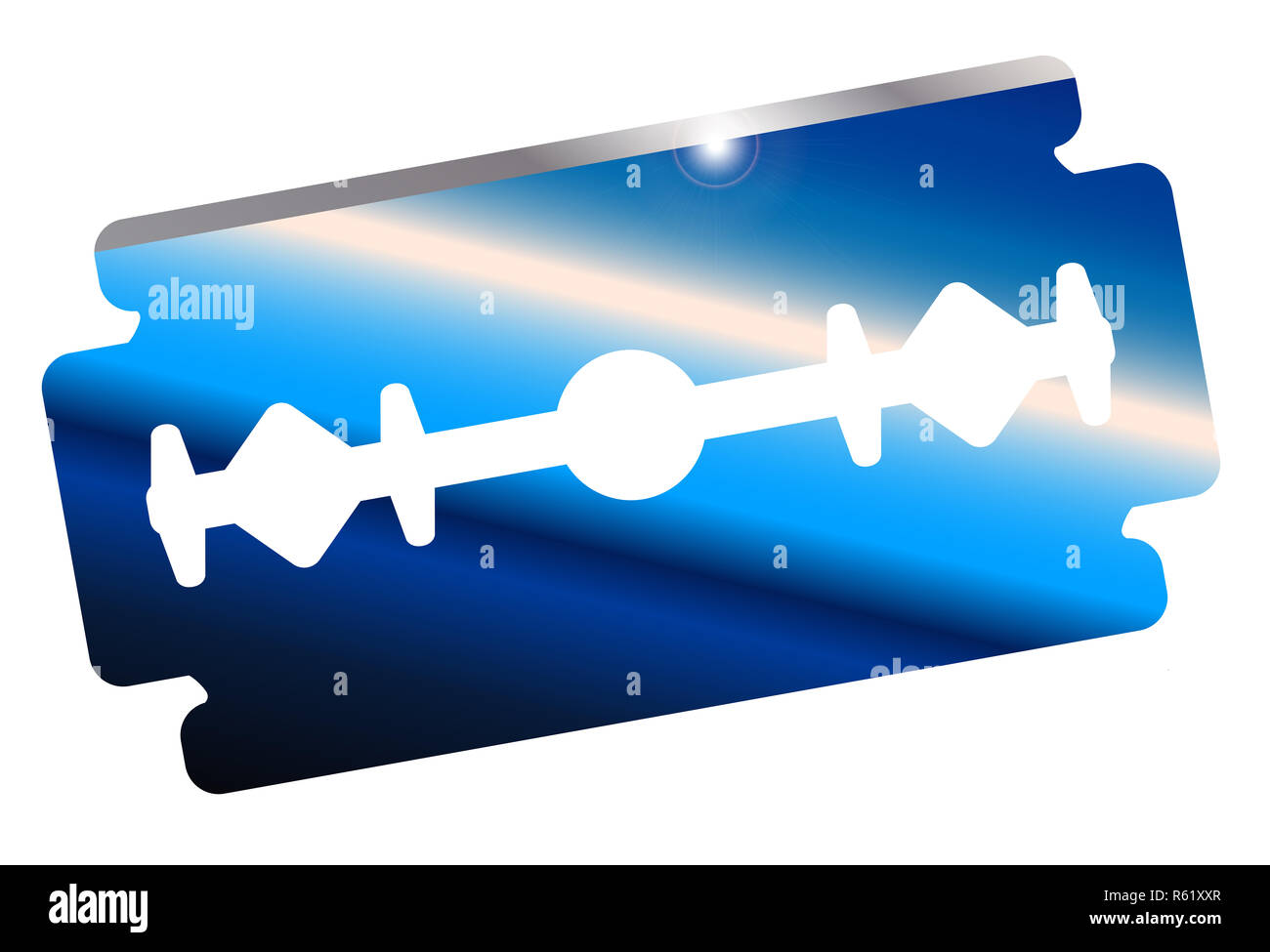 Sharp Razor Blade Stock Photo - Alamy