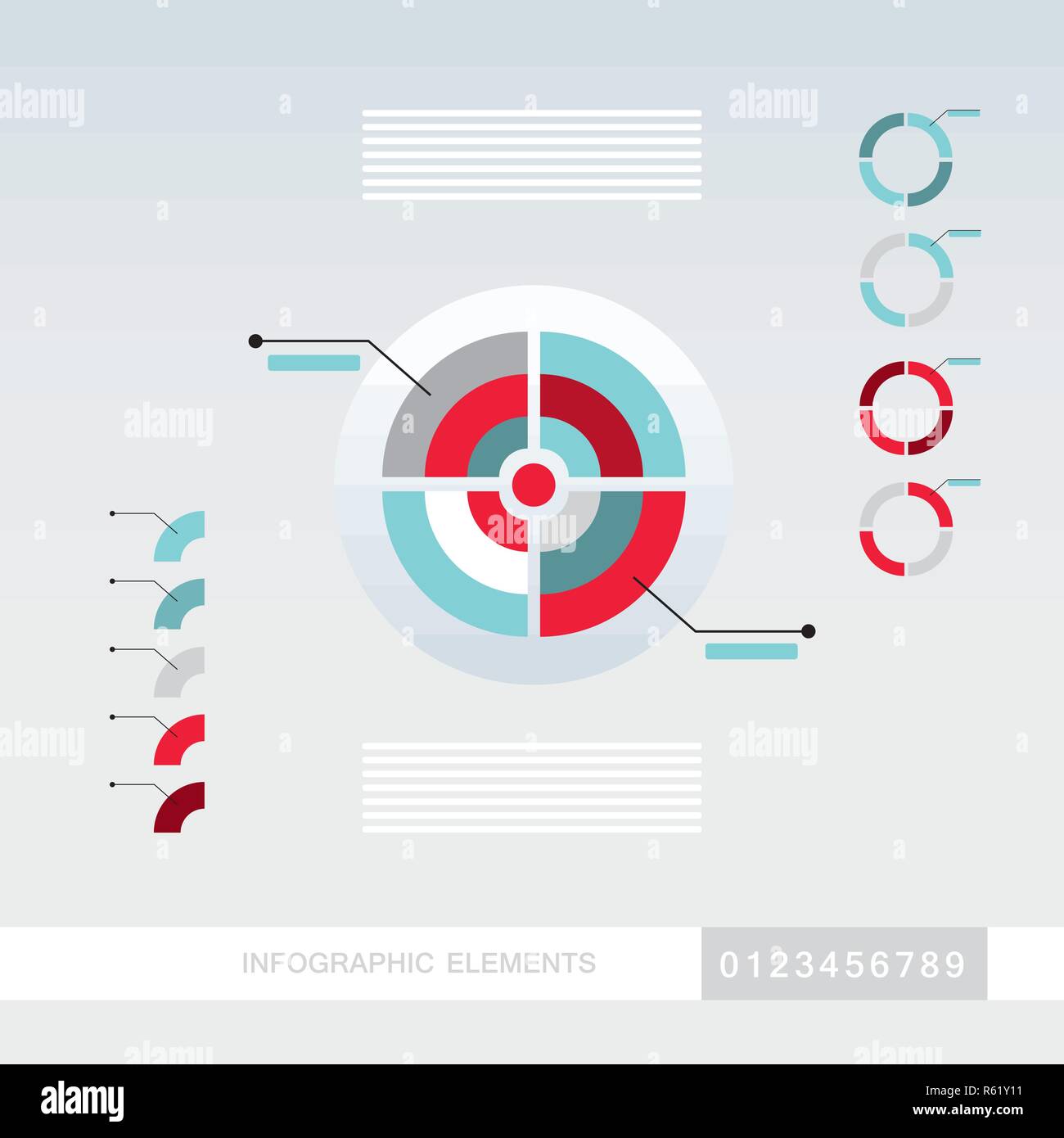 Business infographics elements template. Modern,abstract,simple flat ...