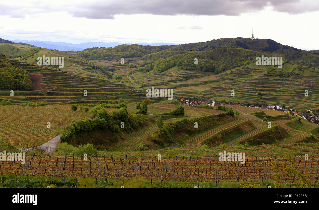 oberbergen in the kaiserstuhl and the skull Stock Photo - Alamy