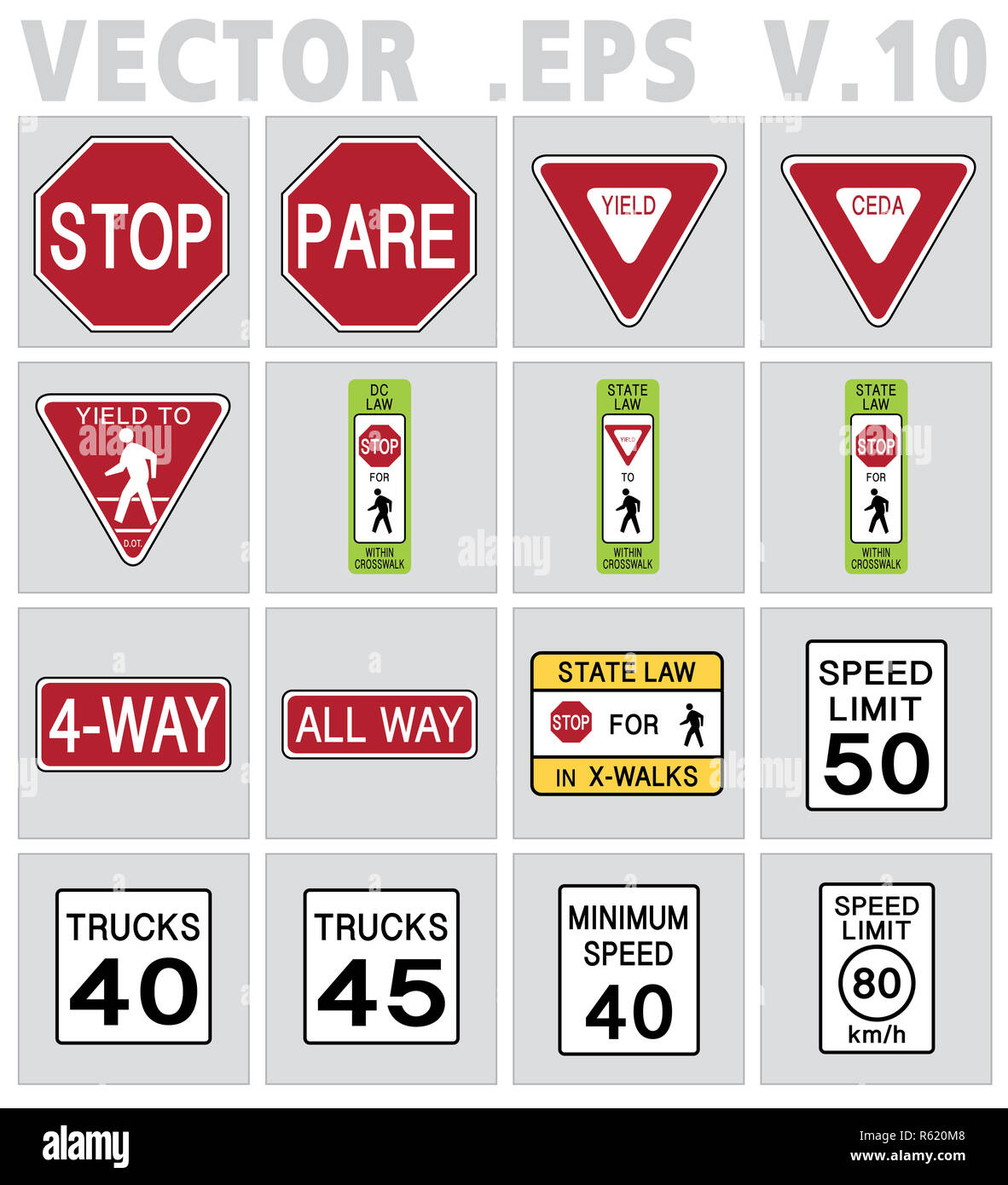 Traffic sign road Stock Photo - Alamy