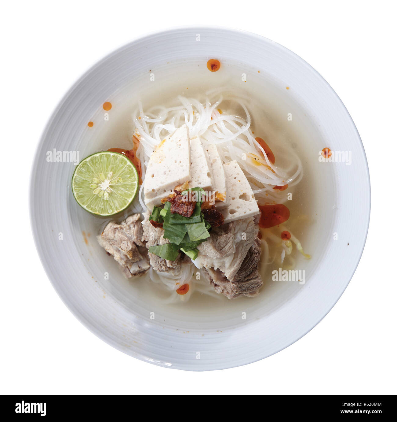 Vietnamese Noodle Soup with Rib Pork (Pho Stock Photo - Alamy