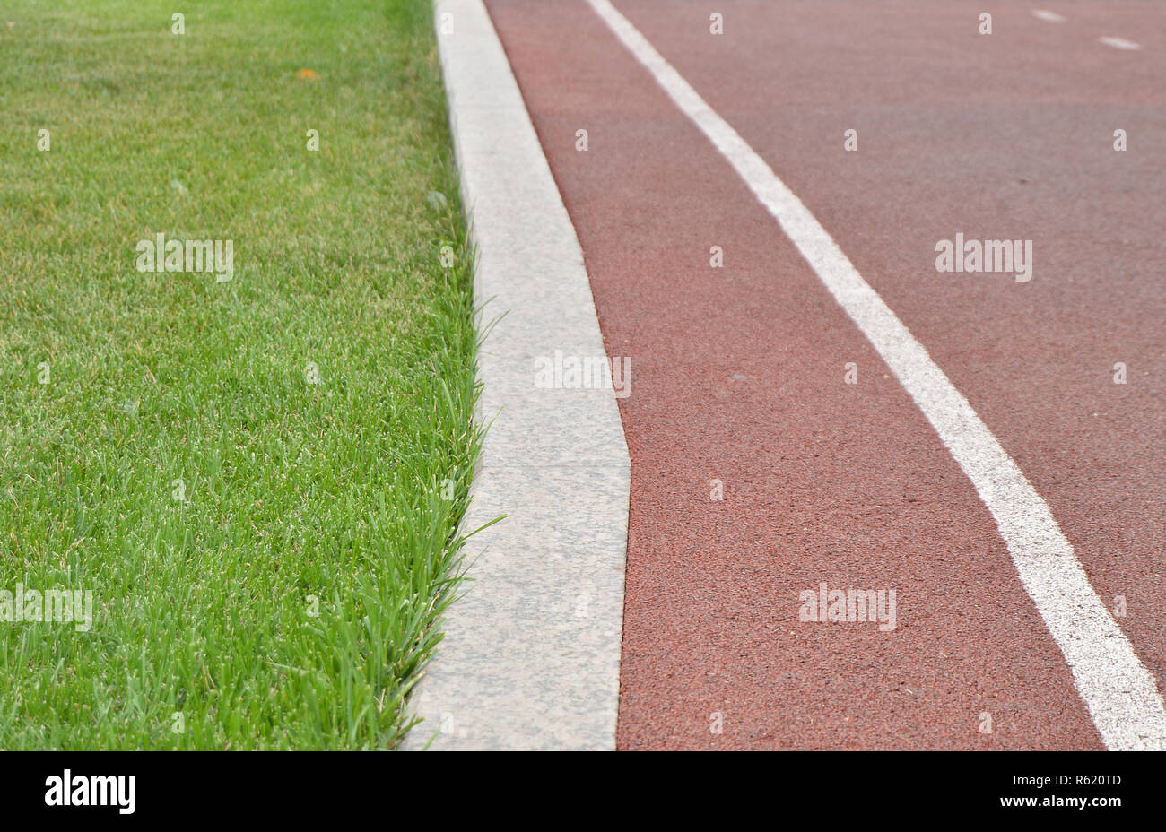 Modern running track in the Park, place for text Stock Photo - Alamy