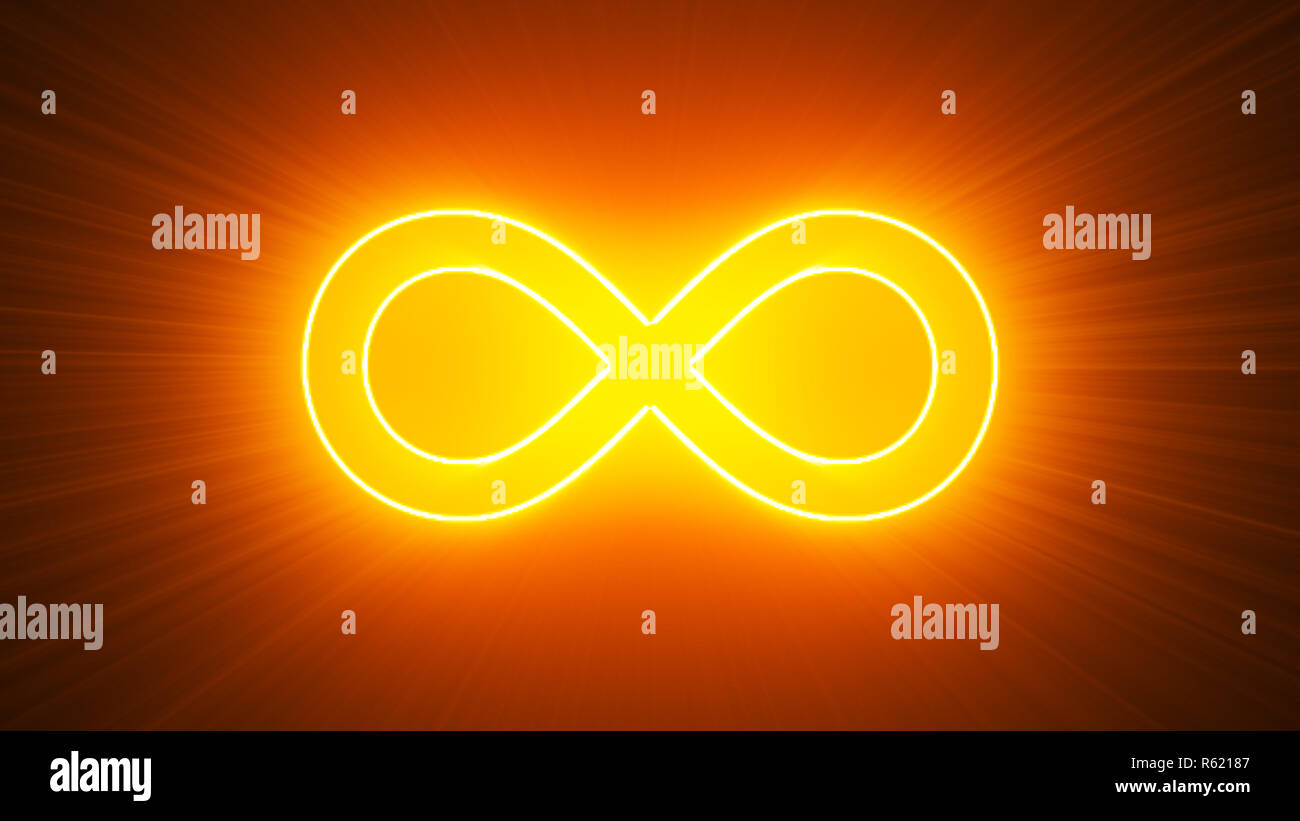 Abstract background infinity sign Stock Photo - Alamy