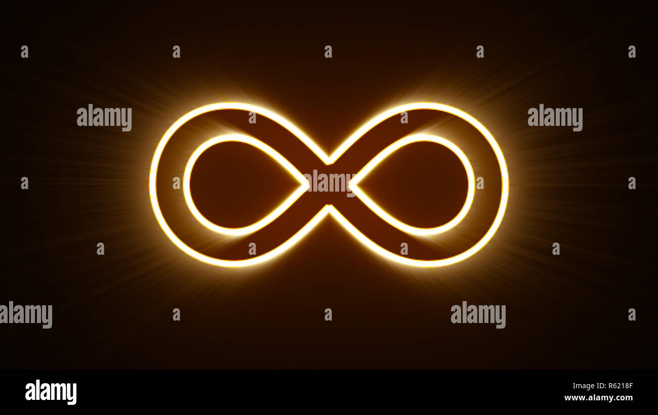 Abstract background infinity sign Stock Photo - Alamy