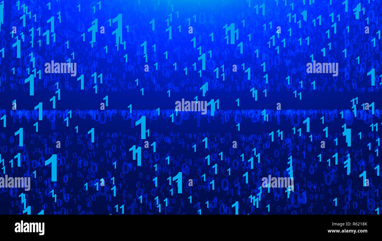 Abstract background with digital numbers Stock Photo - Alamy