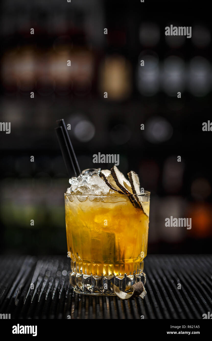 Iced refreshing cocktail Stock Photo - Alamy