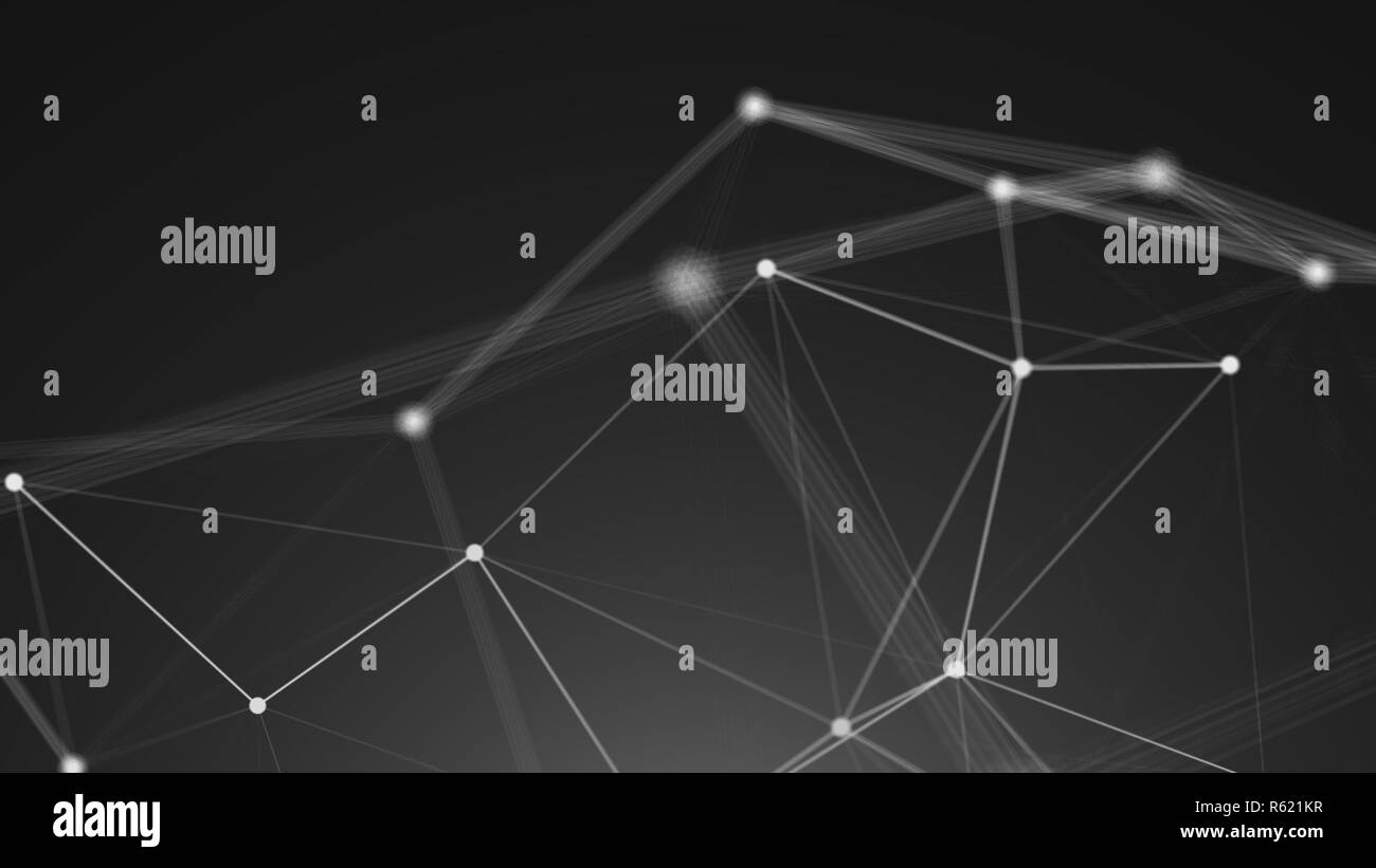 Abstract connection dots. Technology background. Digital illustration ...